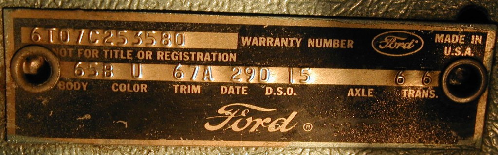 1965 or 1966? | My Uncle’s Mustang